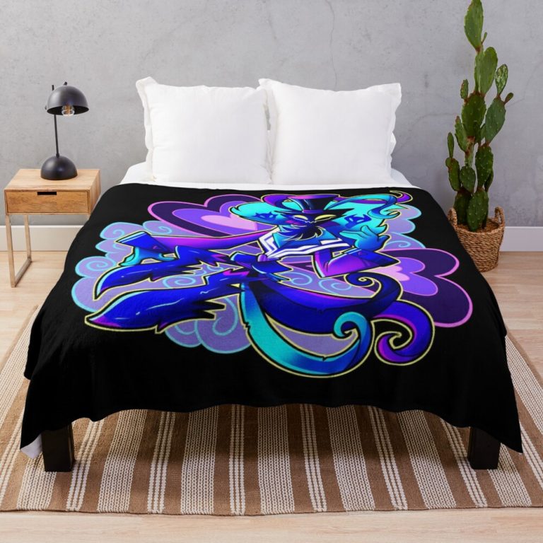 Helluva Boss Asmodeus Throw Blanket - Helluva Boss Shop